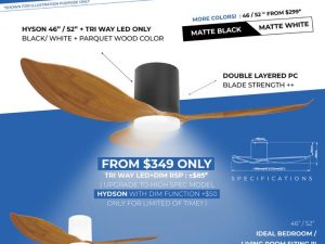 Online DC Ceiling Fan in Singapore - Regal Lighting